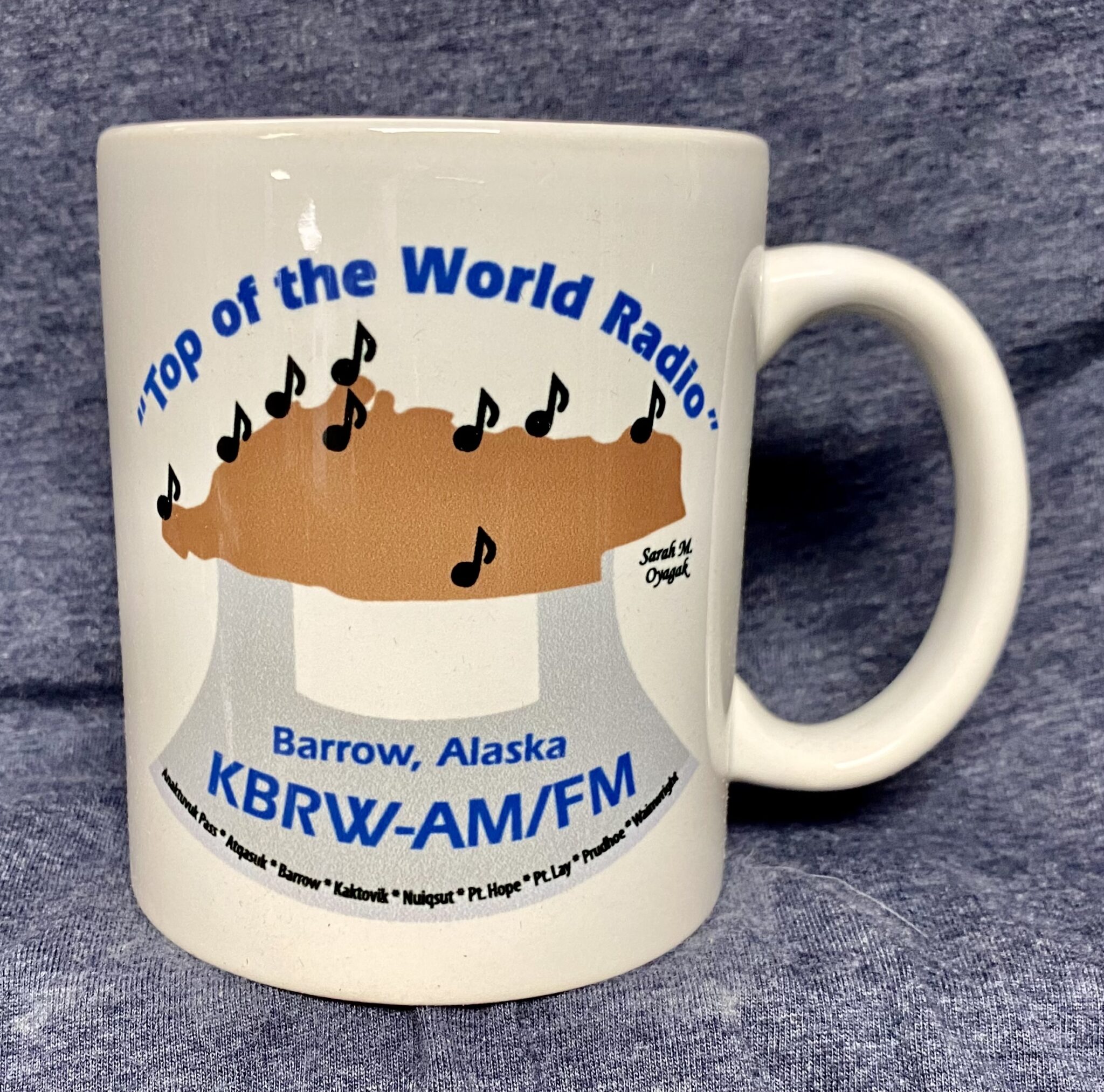 2022 KBRW logo Coffee Mug | KBRW - AM/FM Silakkuagvik Communications